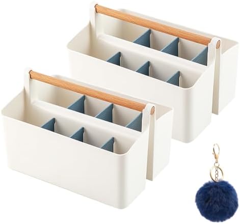 Amazon.com: 2 Pack Art Caddy Organizer Portable,marker box Large Pen ...