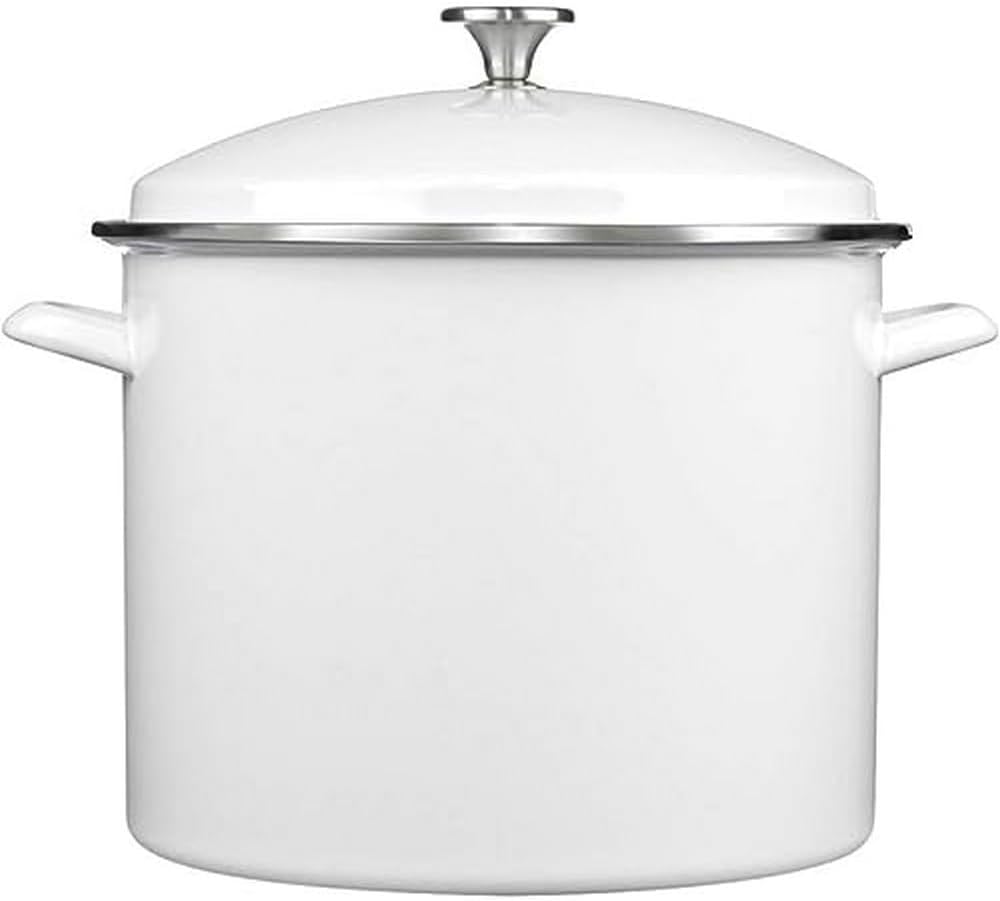 Amazon.com: Martha Stewart Thayer 8-Quart Enamel On Steel Scratch ...