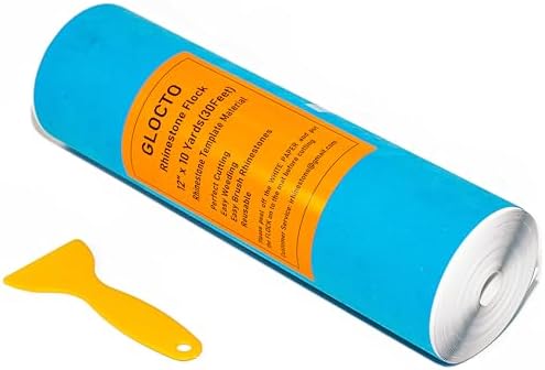 Amazon.com: GLOCTO Rhinestone Flock in Roll 12" x 30 Feet for ...