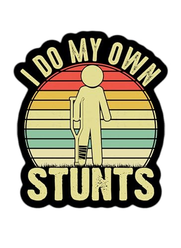 Amazon.com: I Do My Own Stunts sticker, laptop, gifts for her, gifts ...