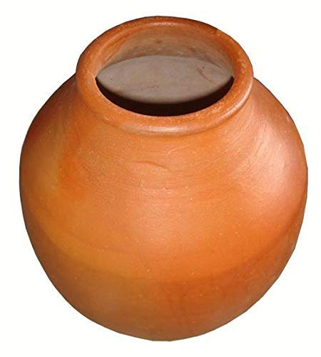 Buy e-Global Clay Storage Water Pot/Matka - 10 L, Brown Online at Low ...