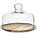 Amazon.com | MyGift 7.5 Inch Small Clear Glass Dessert/Cheese Cloche ...
