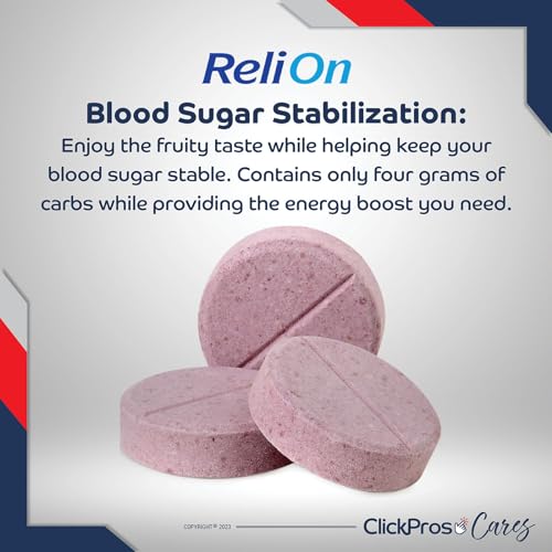Snapklik.com : ReliOn Glucose Tablets 3 Pack Bundle - Includes Grape ...