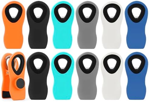 Amazon.com: FINDMAG 12 Pcs Chip Clips, Magnetic Clips, Food Bag Clips ...