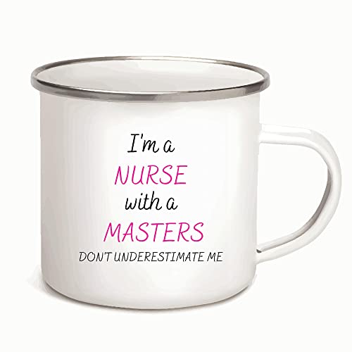 Amazon.com: Nurse Graduate Gift Humor Dont Underestimate Me Masters ...