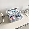 Amazon.com: NINEWEEN Large Bandage Organizer with Lid, Plastic 2 Tiers ...