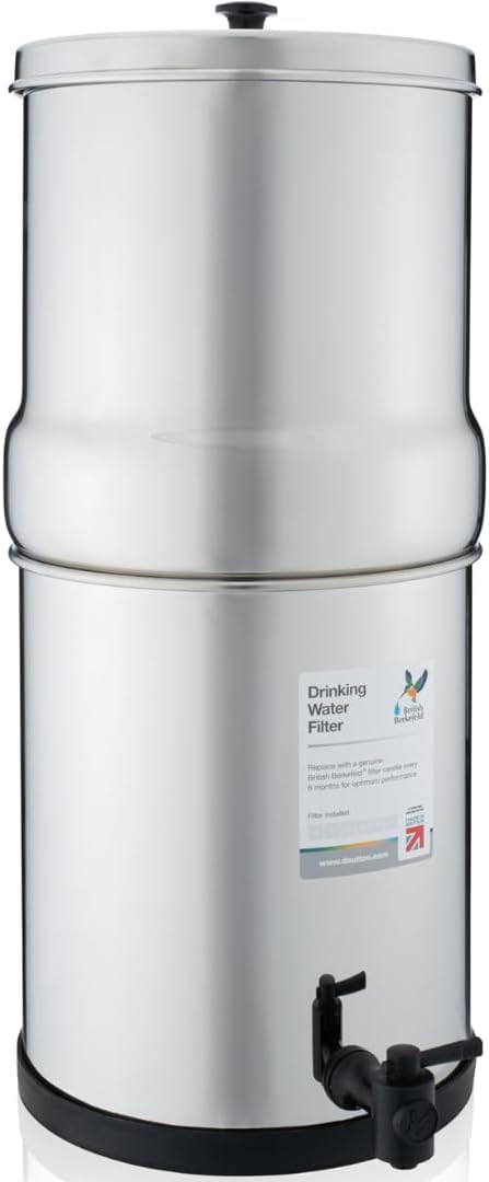 British Berkefeld® Gravity Water Filter with four 7" Super Sterasyl ...