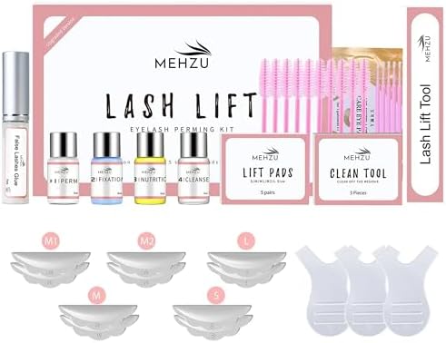 MEHZU Lash Lift Kit – Professional Eyelash Perming Kit with Extra ...