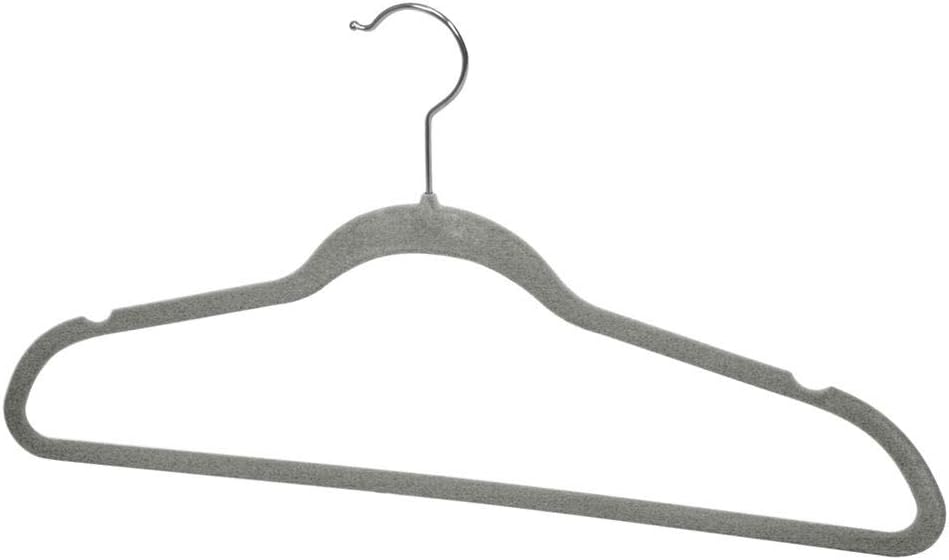 Amazon.com: 10 PACK VELVET HANGER GREY : Home & Kitchen