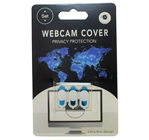 Eatech Universal Webcam Camera Lens Cover Round Shape Plastic Sticker ...
