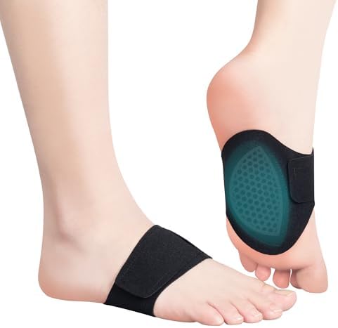 Amazon.com: TOMUST Arch Support Bands (Pair) for Plantar Fasciitis ...