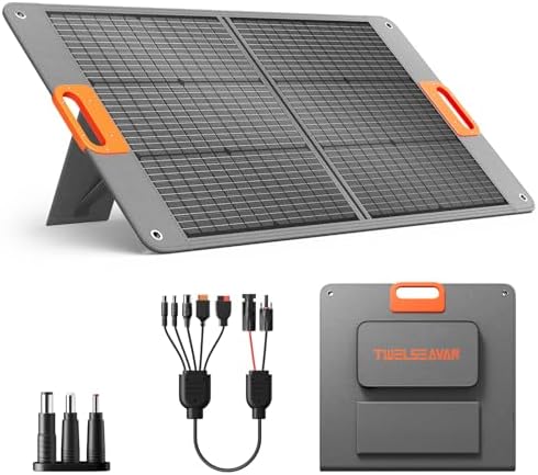 Amazon.com : MHPOWOS Solar Charger 110W Portable Solar Panel, IP67 ...