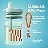 Amazon.com: CHAKO LAB Portable Flat Water Bottle (24 OZ,700ml) with ...