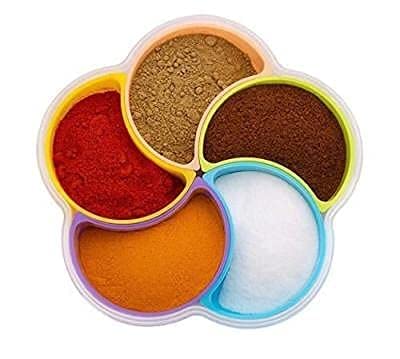 MADHULI Spice Box, Plastic Masala Dani For Kitchen, Masala Dabba ...