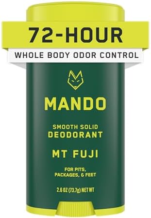 Amazon.com : Mando Whole Body Deodorant For Men - Smooth Solid Stick ...