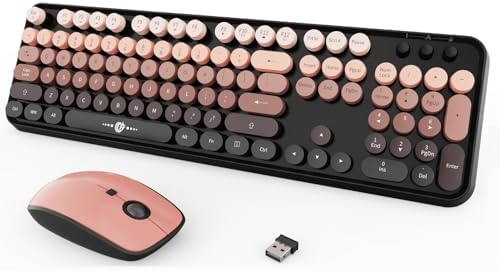 Amazon.com: Wireless Keyboard and Mouse Combo for Long Nails, Black ...