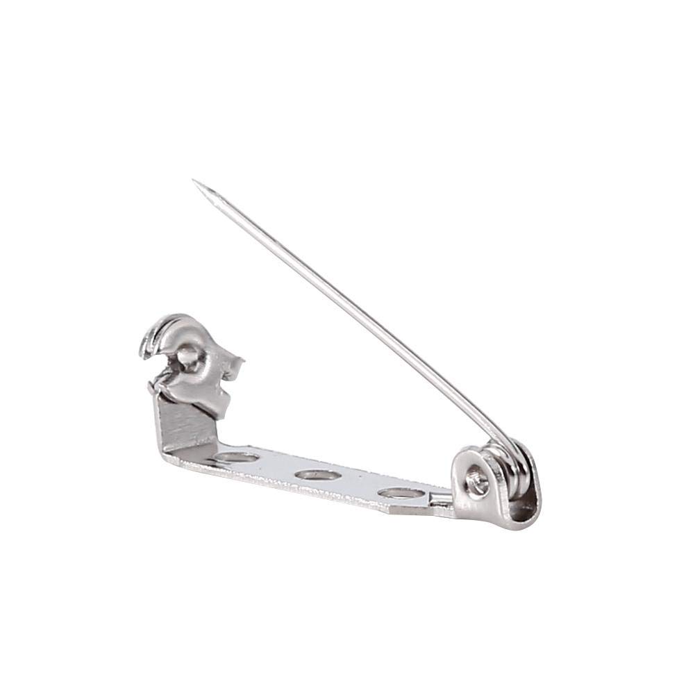 Snapklik.com : 50 Pcs Bar Pins, 4 Sizes Silver Tone Pin Back Clasp ...