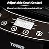 Tower T11003 2 lb Digital Bread Maker with 12 Automatic Programs, 13 ...