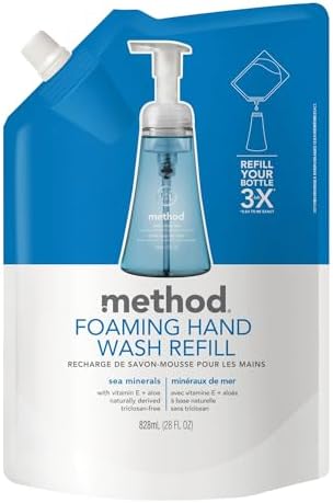 Amazon.com: Method Foaming Hand Soap Refill, Sea Minerals ...
