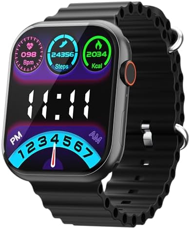 Kratos SW19 Ultra Max Smartwatch with Advanced BT Calling, 2.01" HD ...