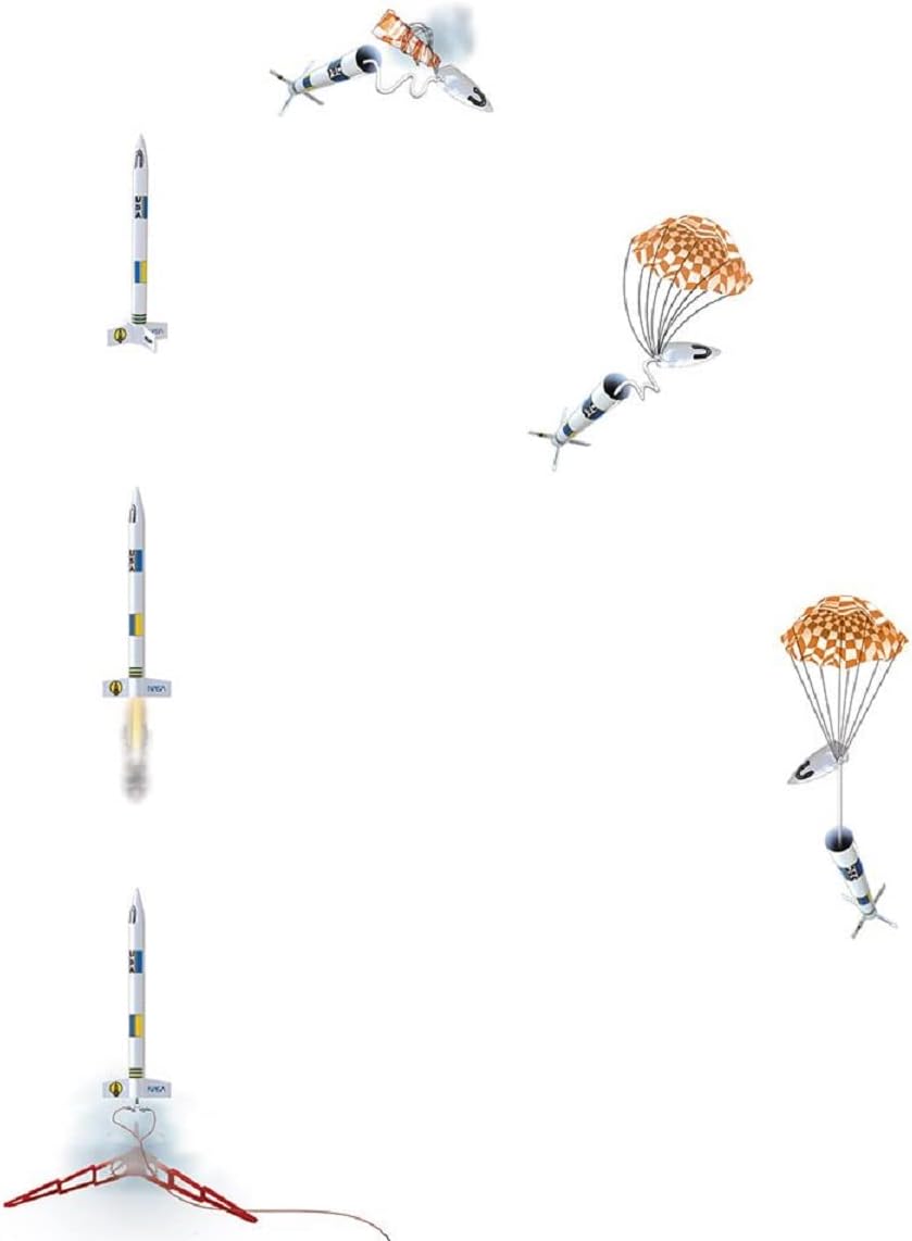 Estes Generic E2X Flying Model Rocket Construye tu propio kit de cohete ...