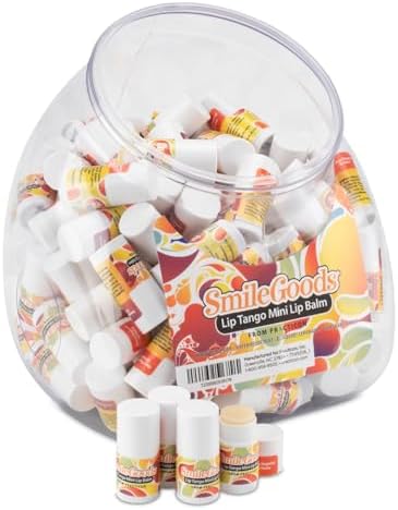 Amazon.com : SmileGoods Lip Tango Mini Lip Balms with Display Canister ...