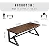 Amazon.com: Sihtengxxhongs Solid Wood Computer Desk,Rustic Style 55 ...