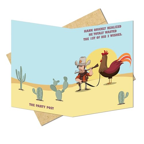 Hilarious Birthday Gifts Large Greetings 13x9 In Mailing Card & Craft ...