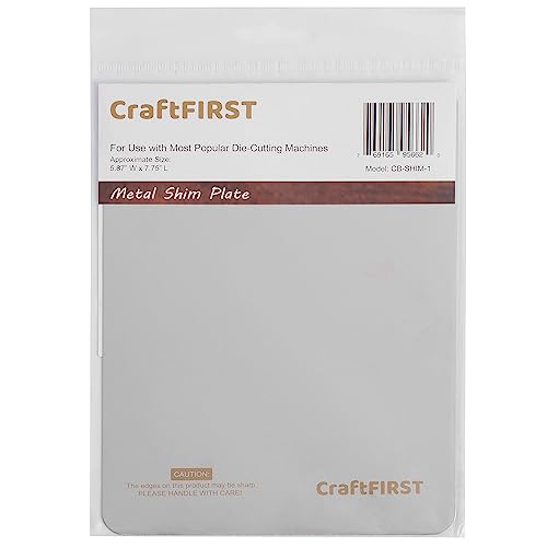 CraftFIRST Metal Shim Plate Compatible with Cuttlebug Die Cutting ...