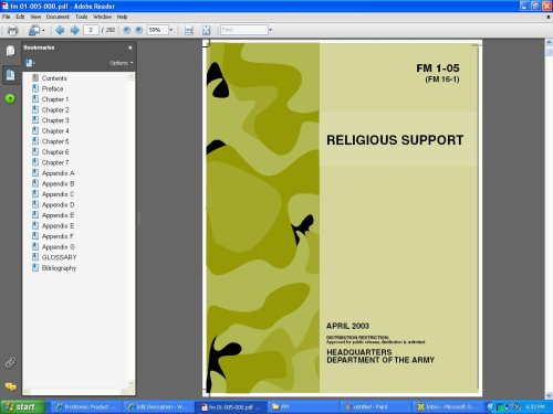 Religious Support (U.S. Army Field Manual, FM 1-05): U.S. Army: Amazon ...