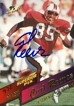 Carl Reeves autographed Football Card (NC State) 1995 Superior Pix #93 ...