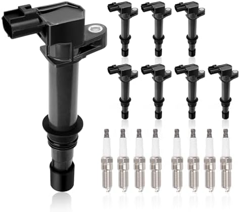 Amazon.com: UF270 Set of 8 Ignition Coil Packs & Spark Plugs Compatible ...