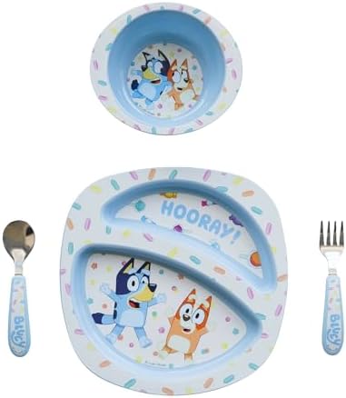 Amazon.com: Disney Stitch Dinnerware Set for Kids, Toddlers - 3 Pc ...