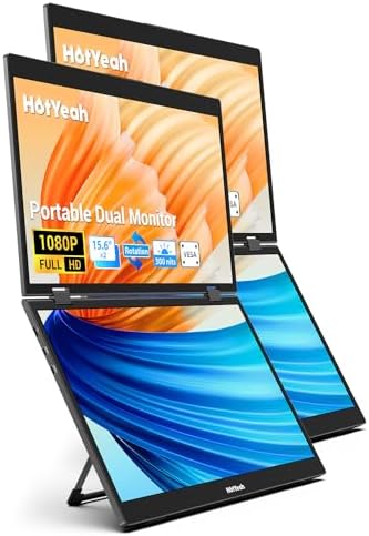 Amazon.com: HotYeah Triple Laptop Screen Extender, 15.6" 1080P FHD IPS ...