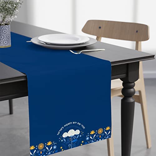 Amazon.com: Table Runner for Shabbat and Yom Tov - Tablecloth Shabbat ...