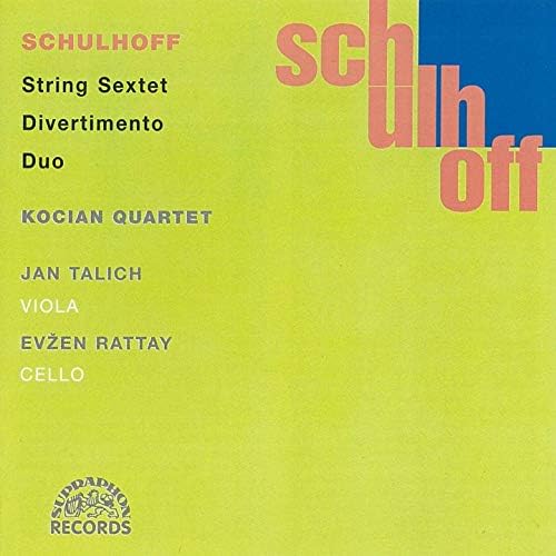 Schulhoff: Divertimento, Sextet, Duo. Chamber Works, Vol. 2 by Jan ...