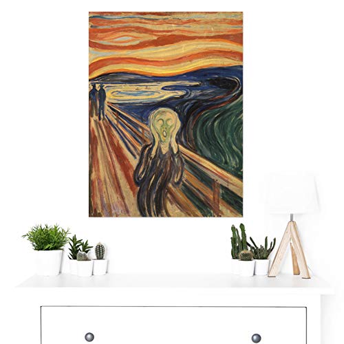 Edvard Munch The Scream Large Art Print Poster Wall Decor Premium Mural ...