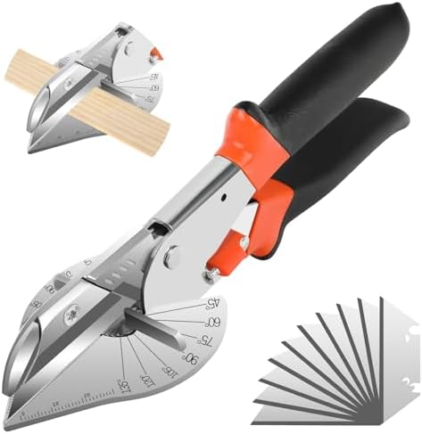 Miter Shears - 45 to 135 Degree Multi Angle Trim Cutter, Gasket Shear ...