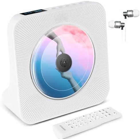 Amazon.com: Portable CD Players for Home, Bluetooth CD Player with ...