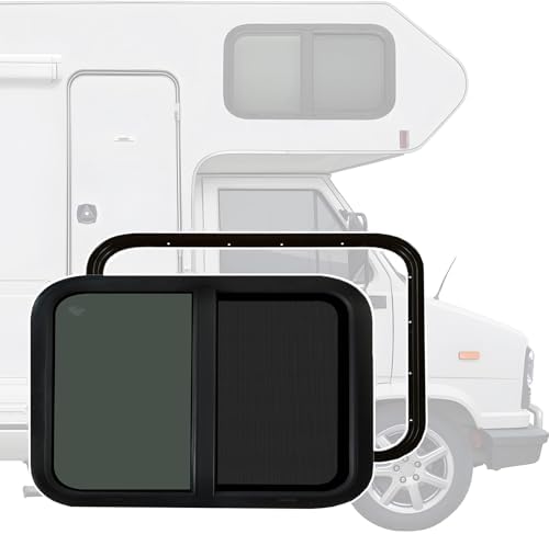 Amazon.com: 36" x 18" RV Window - Black Aluminum Horizontal Slide with ...