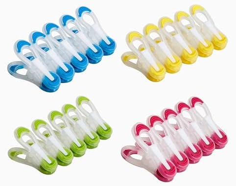 Amazon.com: Clorox Plastic Non-Slip Clothespins – Pack of 24 | Soft ...
