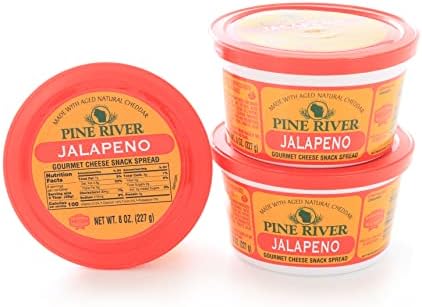 Amazon.com: Pine River Cheese Spreads 3-Pack | Jalapeno | (3) 8 oz tubs ...