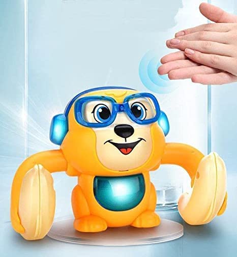 Dancing and Spinning Rolling Doll Tumble Monkey Toy Voice Control ...