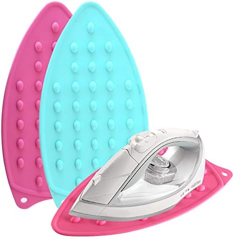 2Pack Silicone Iron Rest Mat, Thicker Series Hot Resistant Pad for ...