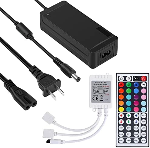 Amazon.com: SUPERNIGHT RGB Light Strip Remote Controller and AC 100 ...