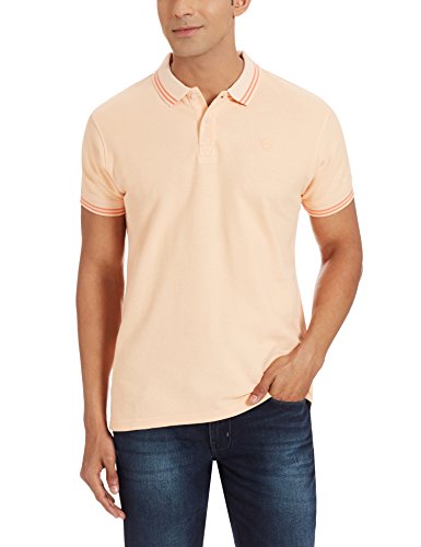 Buy Scullers Men's Polo (8907372455754_1SR3588139_Medium_Orange) at ...