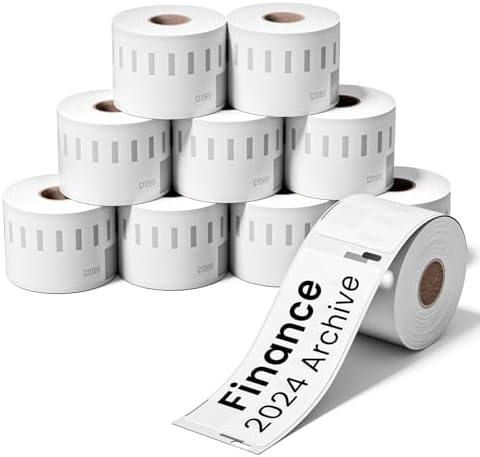 10 Rolls 99012 36mm x 89mm Address Labels Compatible with Dymo S0722400 ...