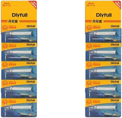 Amazon.co.jp: CR435/BR435 3V 10個入り（5個入り×2） 電気ウキ 電池 ピン形 リチウム電池 (2パック（10個 ...