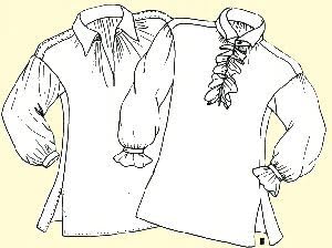 Amazon.com: 1700's Colonial Shirt Pattern (XS- Medium) : Arts, Crafts ...