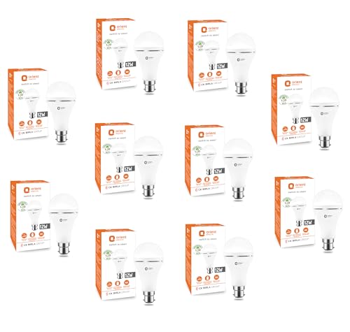Orient Electric 12W Rechargeable Emergency LED bulb| Inverter Bulb for ...